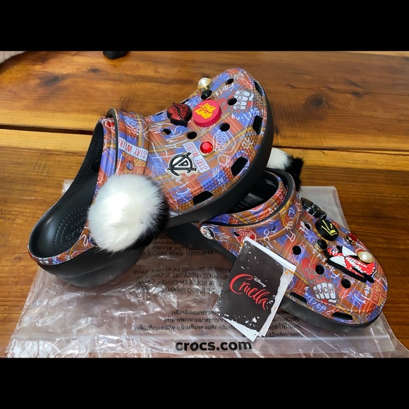 CROCS | Shoes | Cruella X Crocs Limited Edition Platform Clogs | Poshmark